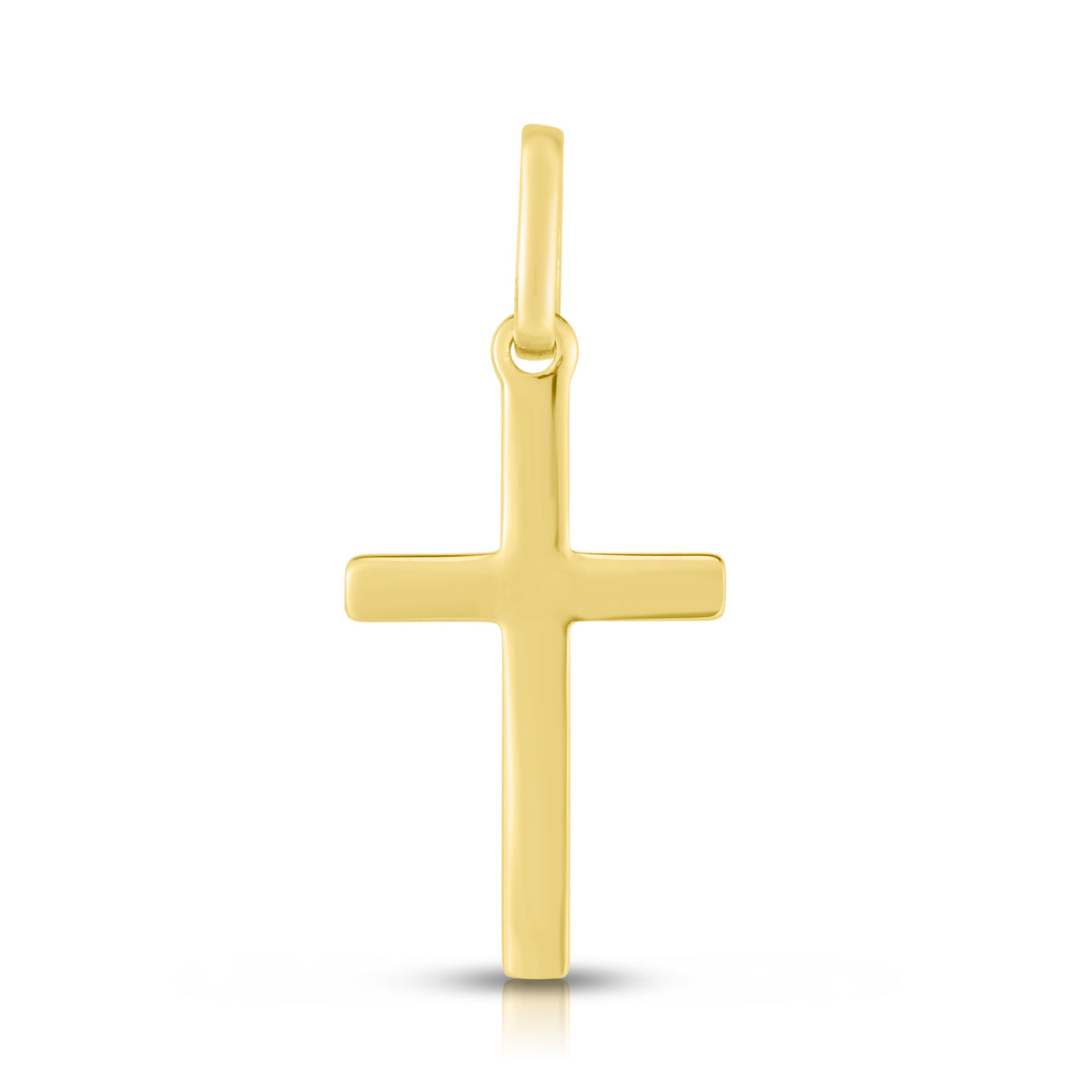 14K Gold Small Flat Cross – G&H Jewelers & Gemologists