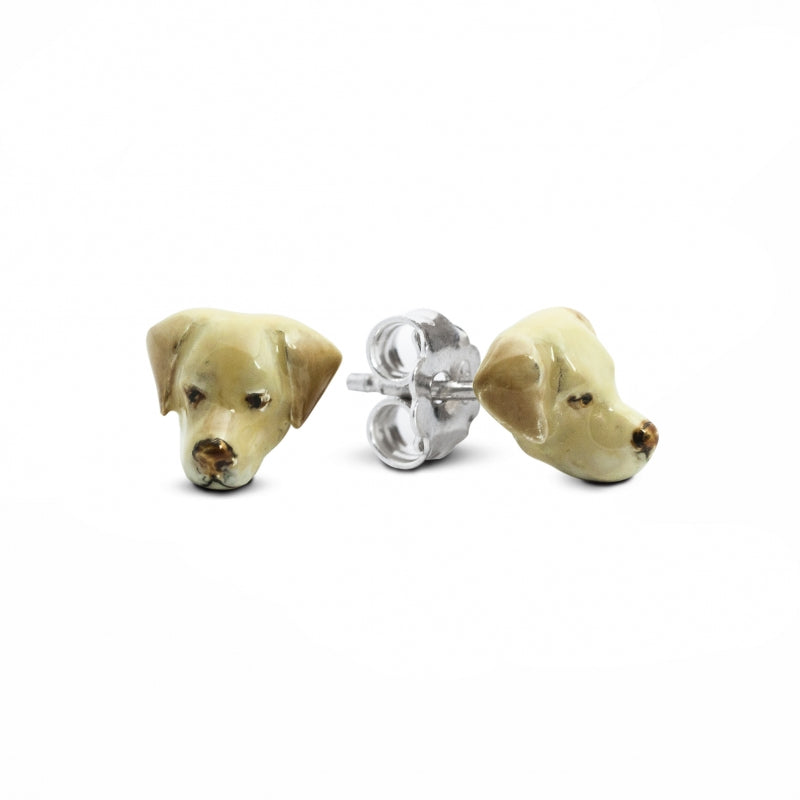 Labrador Retriever Sterling Silver & Enamel Earrings – G&H Jewelers ...